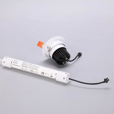 10ºC To 55ºC Ceiling Emergency Light with Indicator Green AC Power and ...