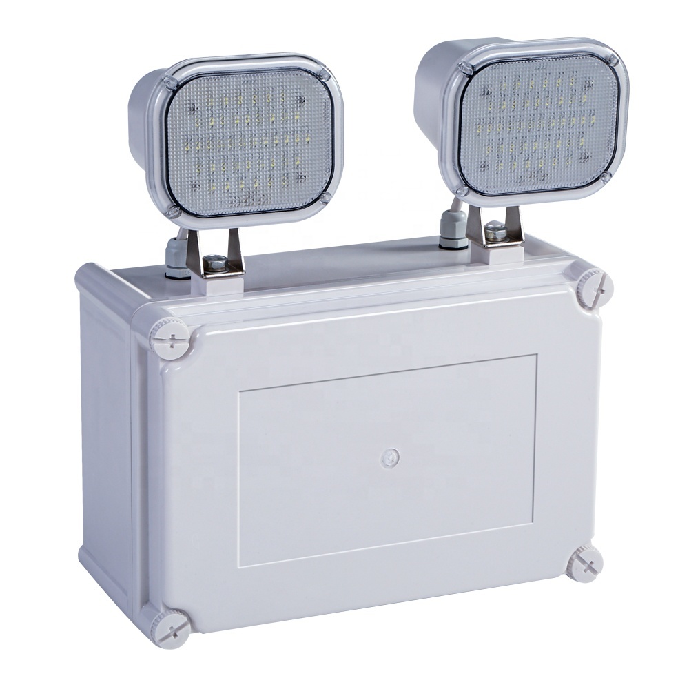 High Lumen 2x6W LED Twin Spot Emergency Light with 3-Year Warranty and ...
